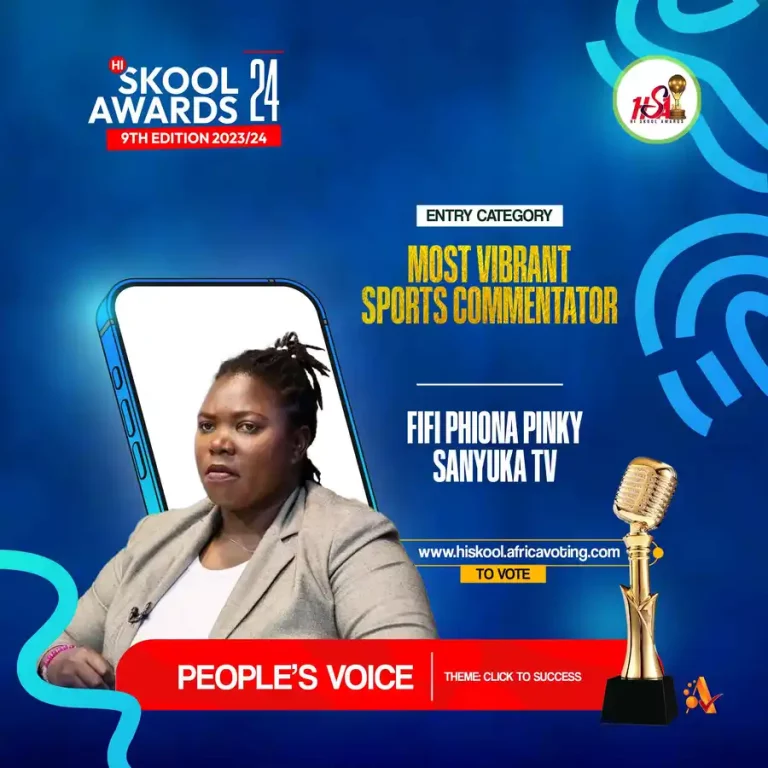 Most Vibrant Sports Commentator Of The Year | Fifi Phiona Pinky Sanyuka TV