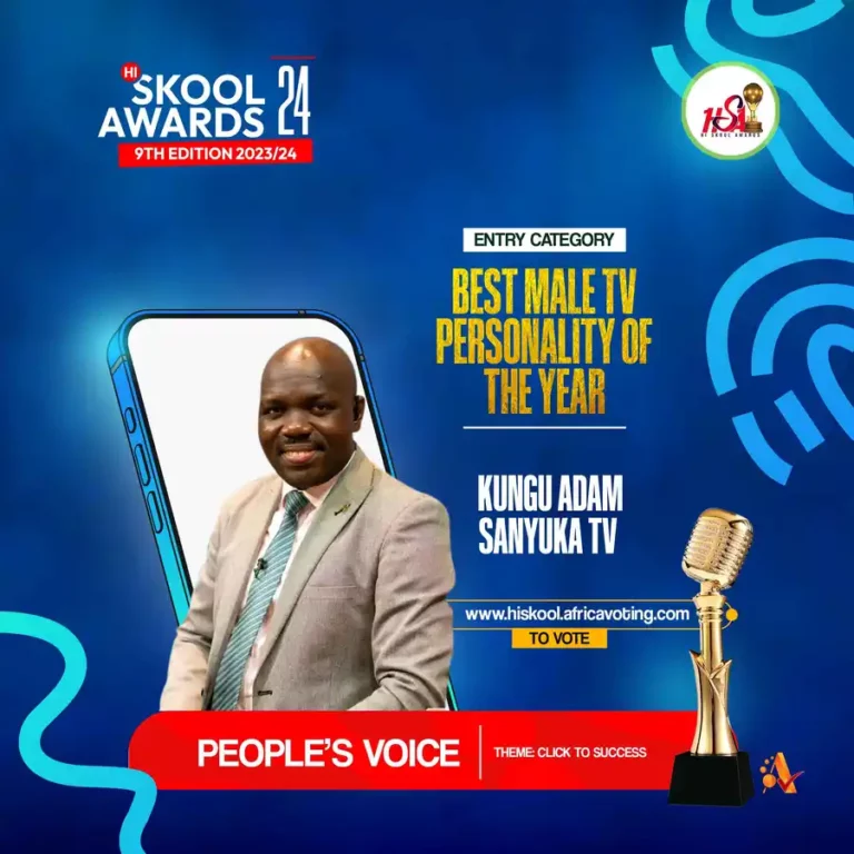 Best Male TV Personality Of The Year | KUNGU ADAM SANYUKA TV