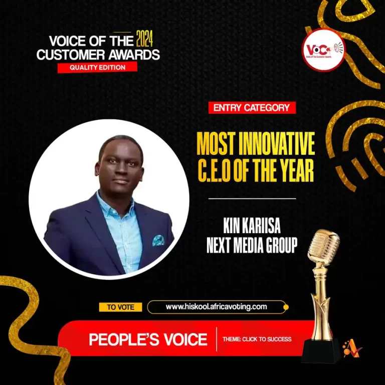 Most Innovative C E O Of The Year | KIN KARIISA NEXT MEDIA GROUP